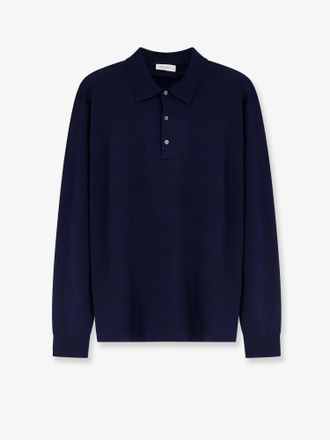 Bramani Cashmere Cotton and silk blend polo shirt - BRAMANI CASHMERE - gender_Man