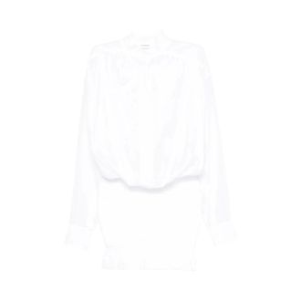 Andamane Rania Shirred Dress - - Dresses - Damen - Wei&szlig; - XS