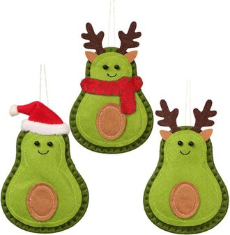 TOPBATHY Avocado-Weihnachtsbaum- Handgefertigte Stoffdekorationen Für Weihnachtsfeiern Zuhause Büro Hotel Restaurant