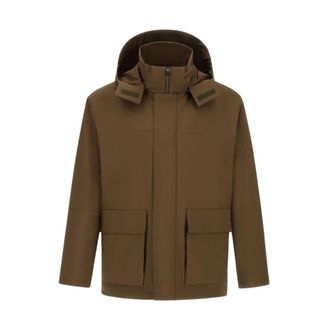 Herno Parka aus kompaktem- leichtem Nylon - - Jackets - Herren - Gr&uuml;n - M