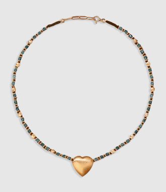 Tityaravy Collier Long Bigdil Santa Maria Aigue Marine