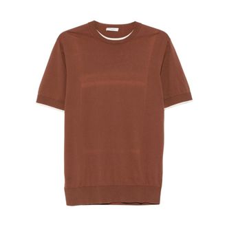 Paolo Pecora Homme, Pulls, Brun, Taille: XL Maglia