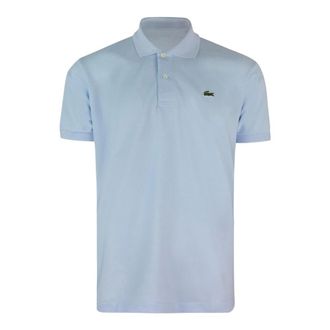 Lacoste Homme, Tops, Bleu, Taille: XL Polo Bleu &agrave; Col C&ocirc;tel&eacute;
