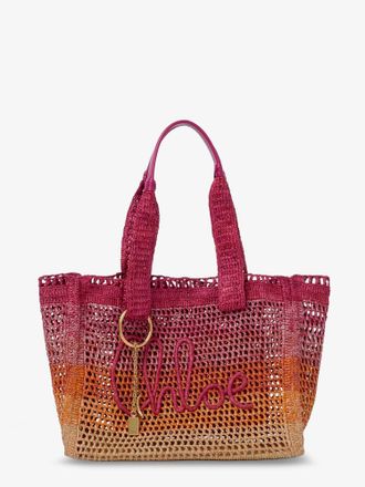 Chlo&eacute; East-West Summer Banana multicolored raffia shoulder bag - CHLOE - gender_Woman
