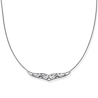 Thomas Sabo KE1569-637-21-L50v Chaîne avec pendentif en forme de coeur en argent plaqué or 50 cm