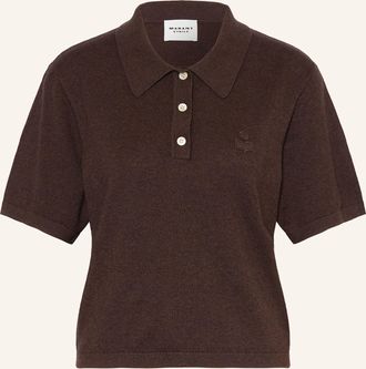 Isabel Marant Marant &Eacute;toile Strick-Poloshirt Althea braun