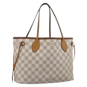 Louis Vuitton Sac cabas Damier Azur Pre-owned - Femme - Pre-owned - Beige - Taille: ONE Size