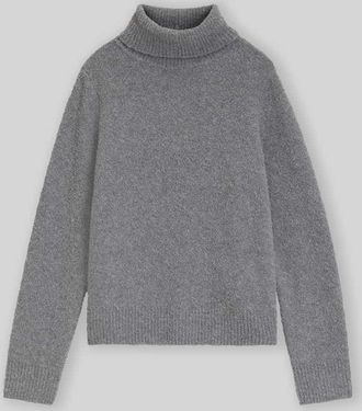 HUGO BOSS Regular Fit Turtleneck aus Wolle Kaschmir mit Rollkragen