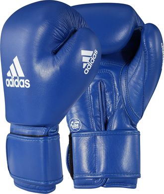 adidas AIBA Boxing Gloves Boxhandschuhe, Blau, 12 oz