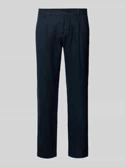 Marc O'Polo Tapered Leinenhose mit Bundfalte Modell OSBY JOGGER