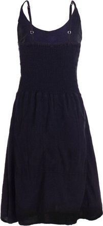vishes Sommerkleid Damen Tr&auml;gerkleid Baumwolle mit Taschen A-Linie Alternative Mode, Boho, Hippie, Ethno, Festival