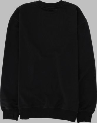 Balmain Embroidered Vintage Effect Sweatshirt - Black
