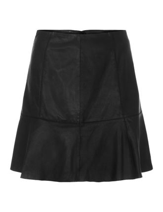 Vero Moda Damen Yascolly Mw Naplon Skirt - Noos Rock, Schwarz, S EU