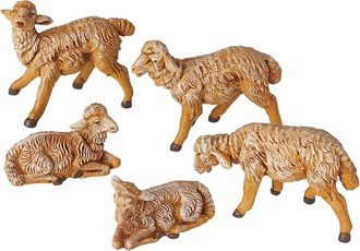 Roman Fontanini Roman Weihnachtskrippenfiguren, 12,7 cm, Wei&szlig;, 5 St&uuml;ck, 72539