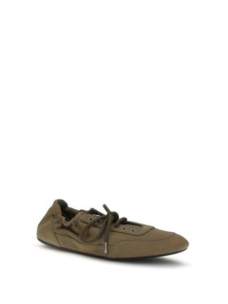Prada Womens Collapse Sneakers Militare Upper: Cotton; Sole: Rubber
