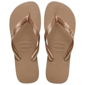 Havaianas Top Metallic, Tongs Femme - Rose (Rose Gold), 37-38 BR (39-40 EU)