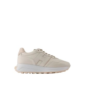 Hogan Wei&szlig;e Ledersneakers - Runde Zehenkappe - - Shoes - Damen - Wei&szlig; - 35 EU