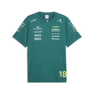 Puma x ASTON MARTIN ARAMCO F1 TEAM Replica Stroll T-Shirt Unisex, Accessoires, Gr&uuml;n, 3XL