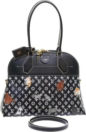 Louis Vuitton Sac &agrave; main en toile Pre-owned - Femme - Pre-owned - Noir - Taille: ONE Size