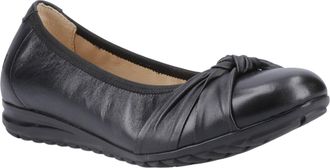 Hush Puppies Lilith Leder Damen Schwarz Normale Ballerinas