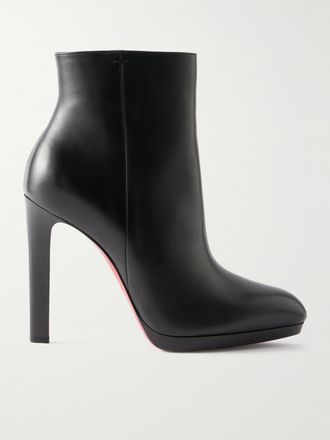 Christian Louboutin Bottines En Cuir Fannylove 120 - Noir