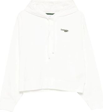 Lacoste Femme, Sweatshirts et sweats &agrave; capuche, Blanc, Taille: 36 FR SweaT-shirts &agrave; capuche