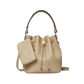 Tory Burch T Monogram Bucket Bag - - Bags - Damen - Beige - ONE SIZE