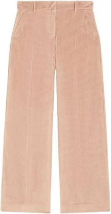 Max Mara Femme, Pantalons, Rose, Taille: 40 FR Wide Pantalons