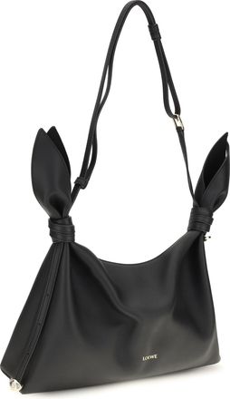 Loewe Scarf Calfskin Leather Shoulder Bag - Black
