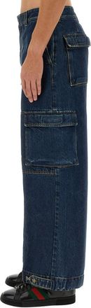 Gucci Cotton Jeans - Blue