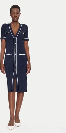 Luisa Spagnoli Strickkleid Candelotto 100004 Dunkelblau Slim Fit