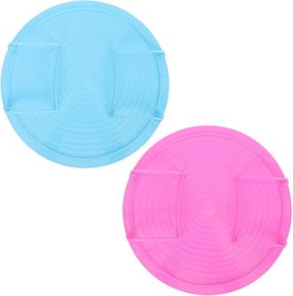 BESPORTBLE GARVALON 2 Stück Teiliges Mikrowellen etagenregal aus PP Multifunktionaler Rostfreier Dampf Aufbewahrungsständer für Küche Geeignet für Mikrowelle Däm