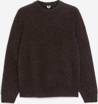Arket Pullover Aus Alpaka Und Merino -Braun