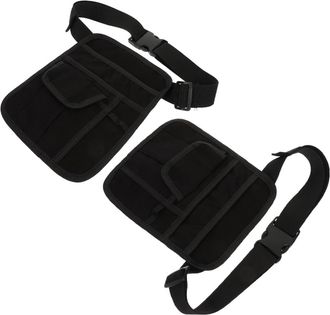 Valiclud 2 Stück Teiliges Kellner Waist Bag mit Verstellbarem Gürtel Robuste Server Beuteltasche für Restaurantgeldbörse Praktische Schürzentasche mit Mehreren