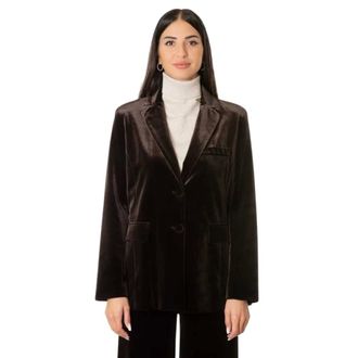 D.exterior Femme, Vestes, Brun, Taille: 42 FR Giacca in velluto