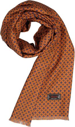 Ascot Herren Schals orange Seide