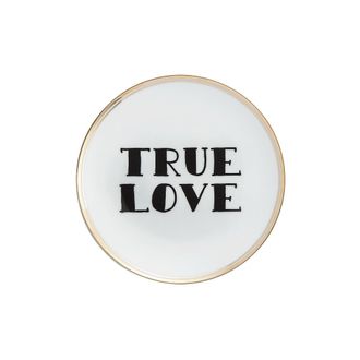 BITOSSI HOME HOME & Funky Table La Table, True Love Plate, Diameter 17 cm