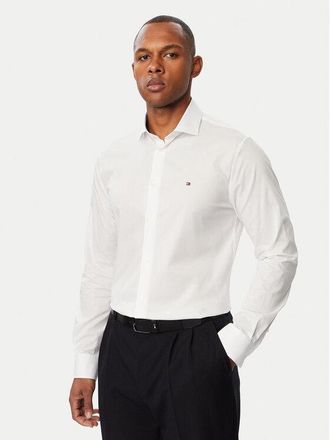 Tommy Hilfiger Hemd MW0MW44710 Wei&szlig; Slim Fit