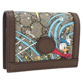 Gucci Portefeuille Vintage en Toile Pre-owned - Femme - Pre-owned - Multicolore - Taille: ONE Size
