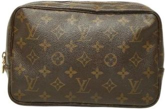 Louis Vuitton Pre-owned Vintage Monogram Clutch Bag - Femme - Pre-owned - Brun - Taille: ONE Size