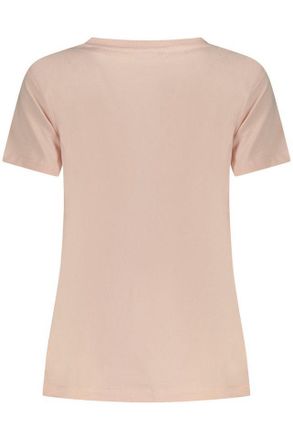 Guess T-Shirt Damen Rosa Kurzarm-T-Shirt mit Strass &