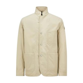 Moncler Hellbeige Daunenhemdjacke - - Jackets - Herren - Beige - 2XL