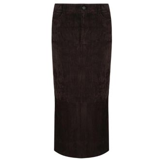 D.exterior Midi-Rock - - Skirts - Damen - Grau - M