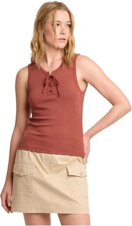 Kocca Femme, Tops, Orange, Taille: 40 FR Top a costine