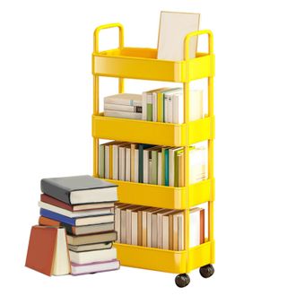 Generico Aufbewahrungswagen mit R&auml;dern, Trolley mit R&auml;dern, Mehrzweckwagen mit R&auml;dern, 3/4-st&ouml;ckiger Aufbewahrungswagen mit Griff und R&auml;dern, Multifun-Aufbewah