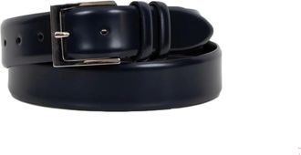 Gavazzeni unisex, Accessoires, Bleu, Taille: 90 CM Calla Leather Belt