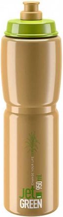 Elite Jet Trinkflasche Grün/Braun 950ml