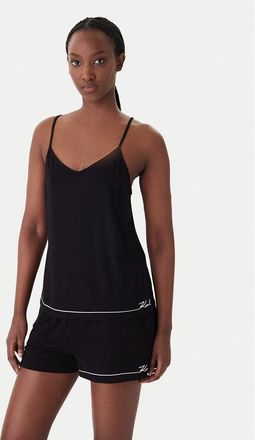 Karl Lagerfeld Pyjama B1W45011 Schwarz Regular Fit