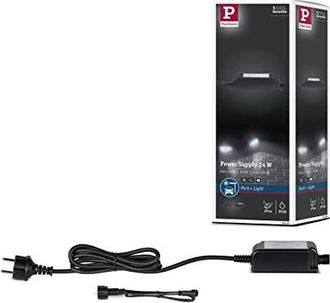Paulmann 94580 Park + Light Außenleuchte Einspeisung 24VA Schwarz Trafo Schwarz Zubehör Kunststoff Beleuchtungssystem