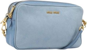 Miu Miu Sac port&eacute; &eacute;paule Pre-owned - Femme - Pre-owned - Bleu - Taille: ONE Size